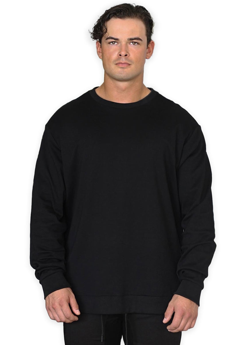 Drip Sweater | Obsidian Black – ANAX